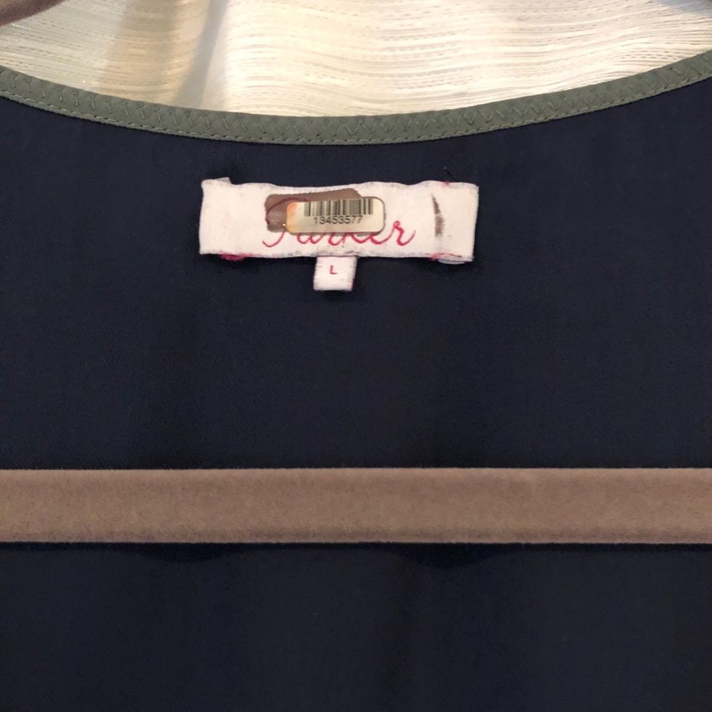 Parker Hansel Combo Navy Maxi Dress - Gem